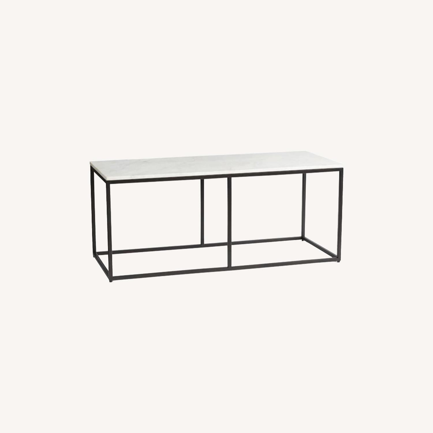 Delaney marble rectangular coffee table store