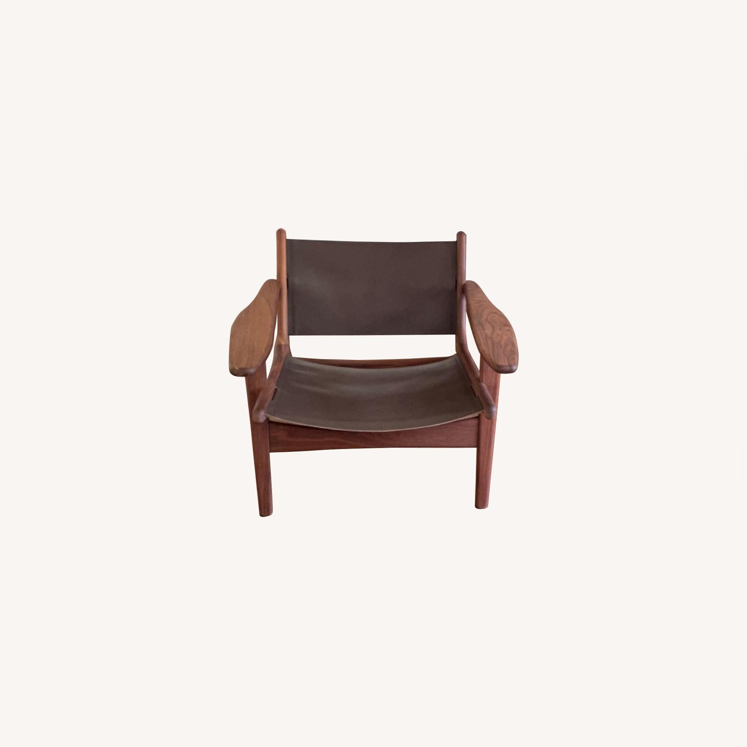 Room & Board Lars Leather Lounge Chair - AptDeco