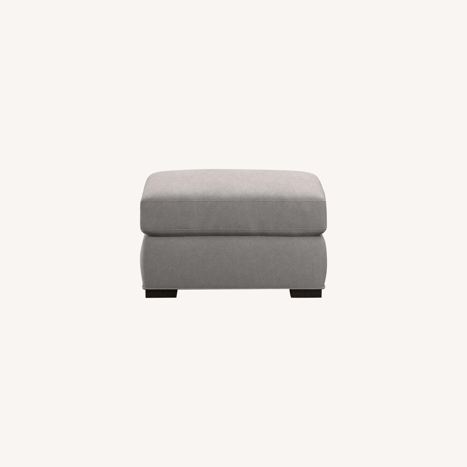 Axis Ottoman (Light Grey) - AptDeco