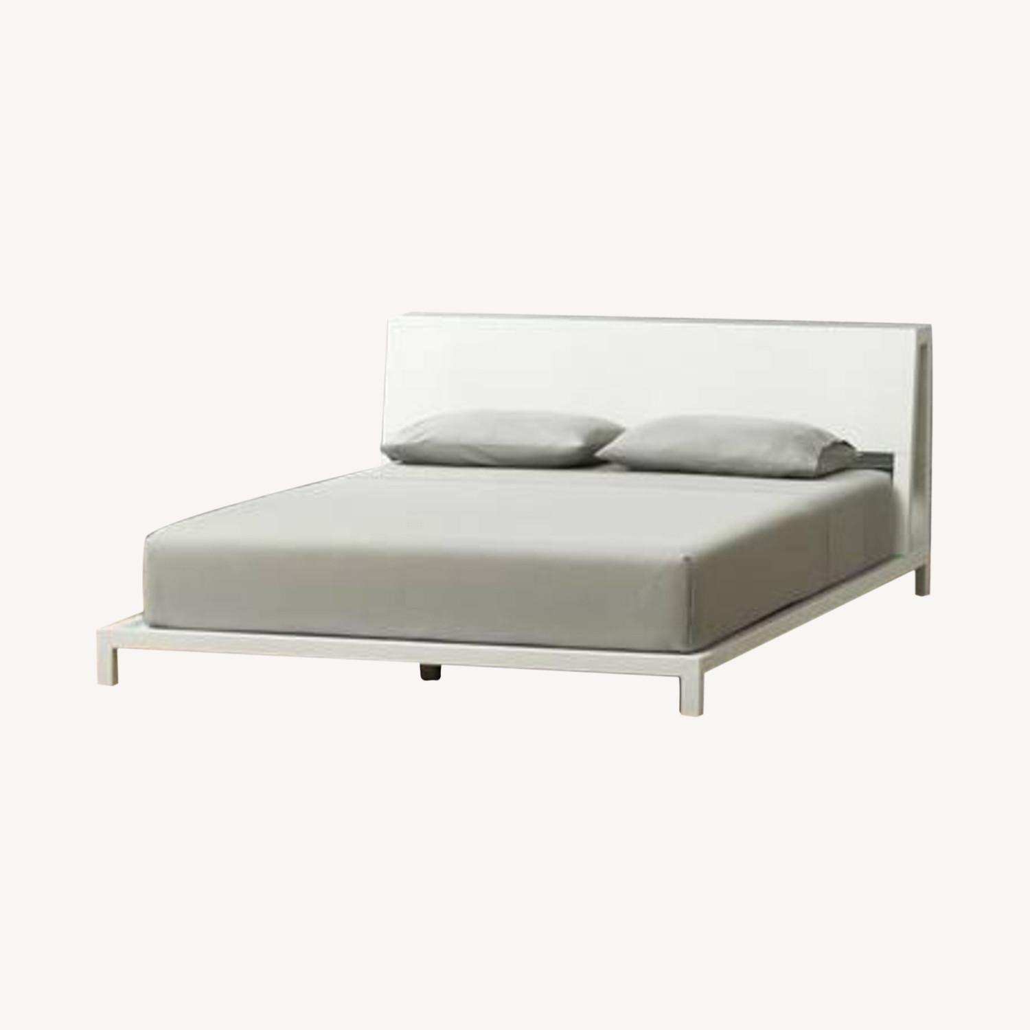 CB2 Alpine Gunmetal Platform Bed Frame - Full - AptDeco