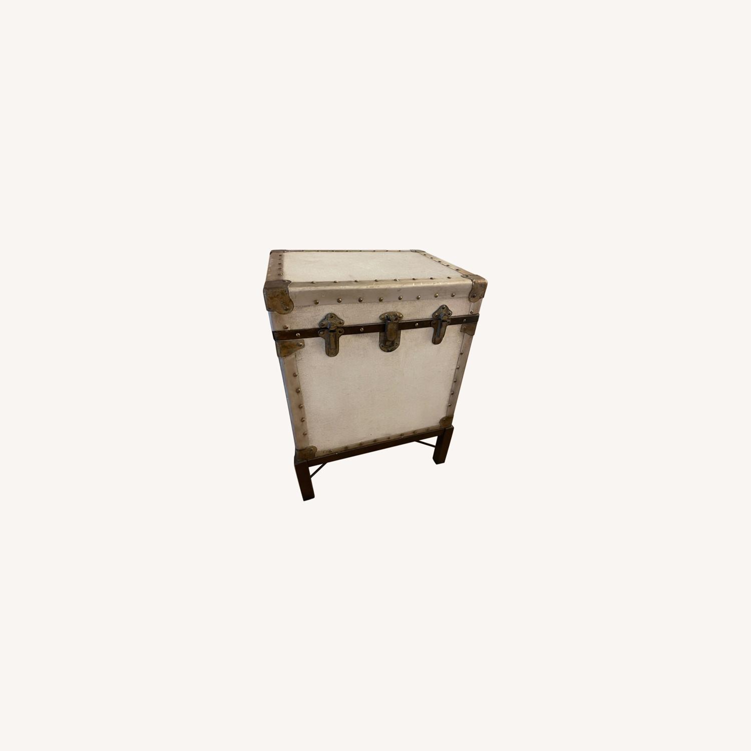 Pottery Barn Ludlow Trunk Side Table - AptDeco