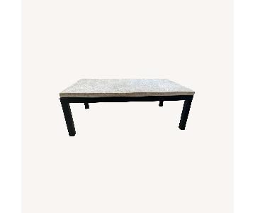 Natural Stone Coffee Table - AptDeco