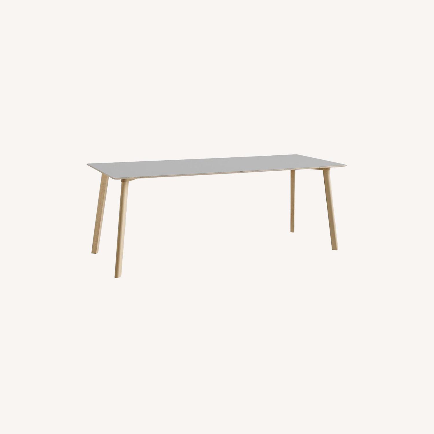 Hay Dining Grey & Oak Table - AptDeco