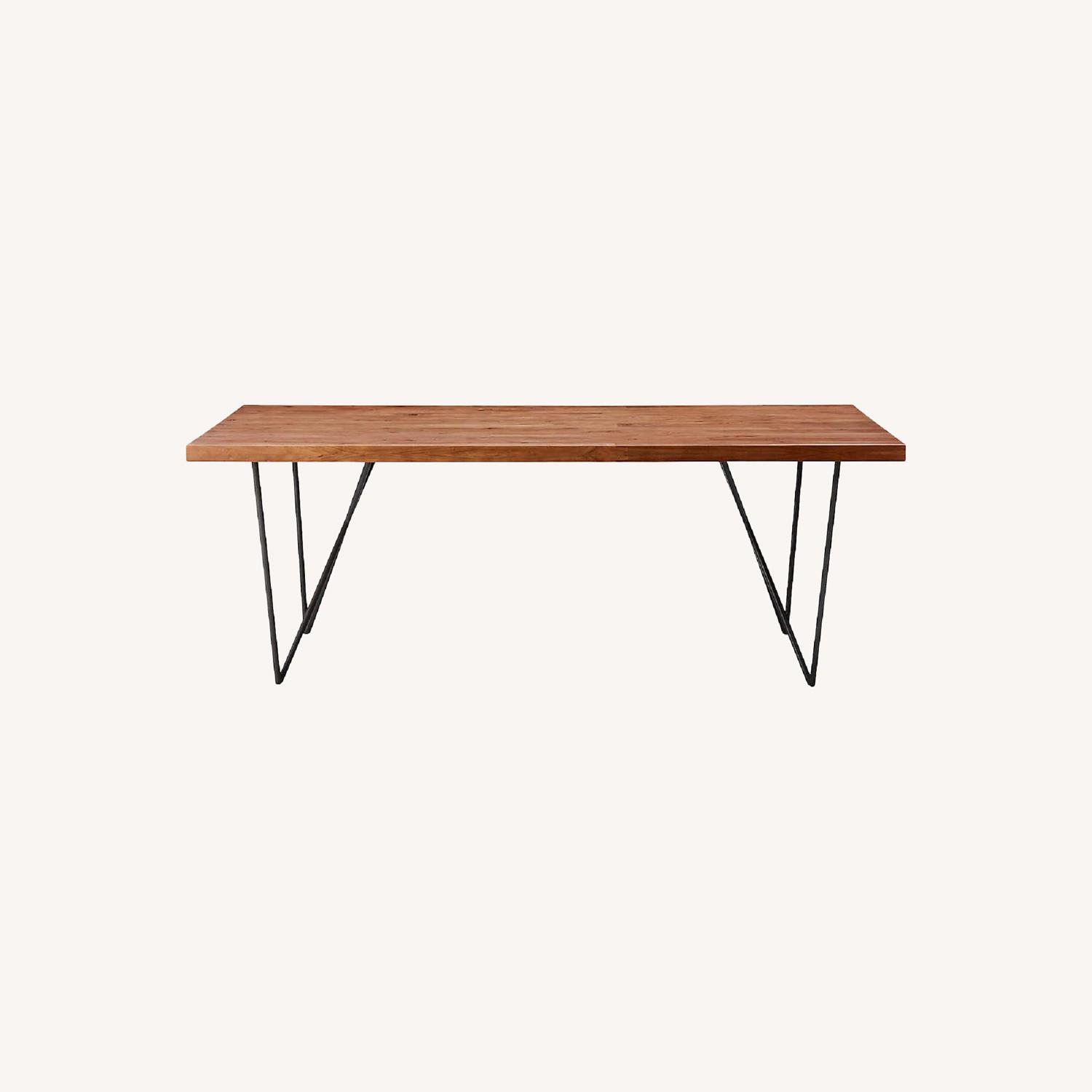 CB2 Dylan Acacia Wood Dining Table - AptDeco