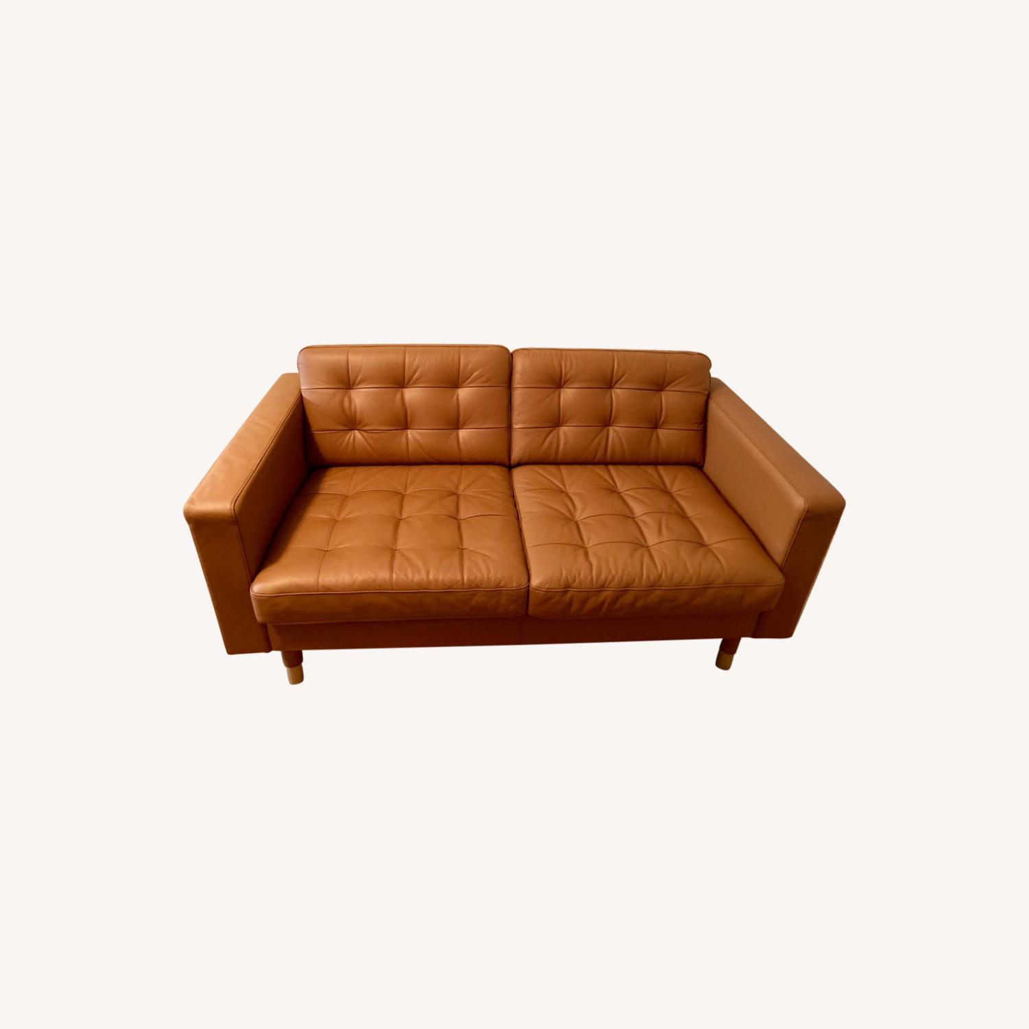 IKEA Morabo Golden Brown Loveseat - AptDeco