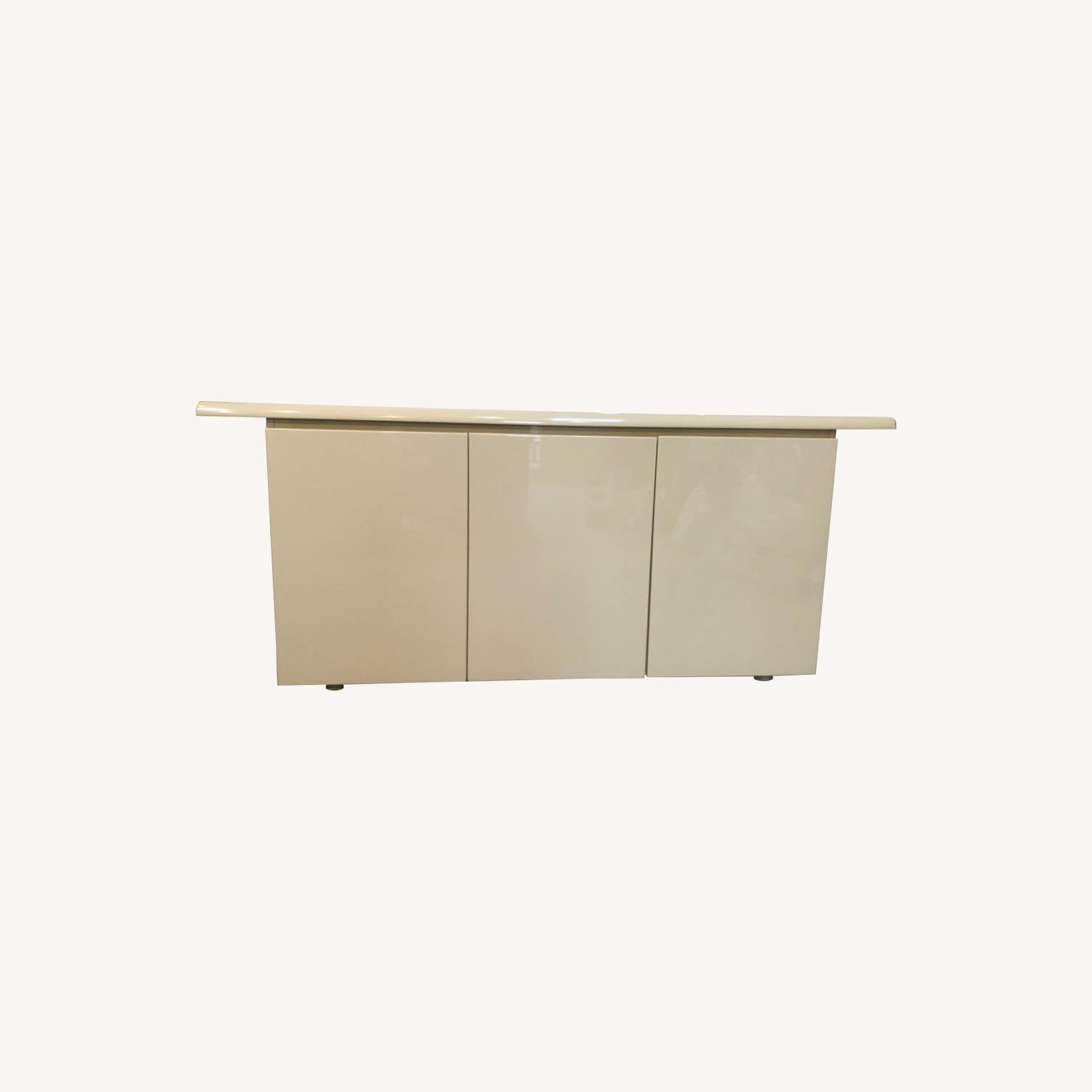 Beige Mica Sideboard/Buffet Table - AptDeco