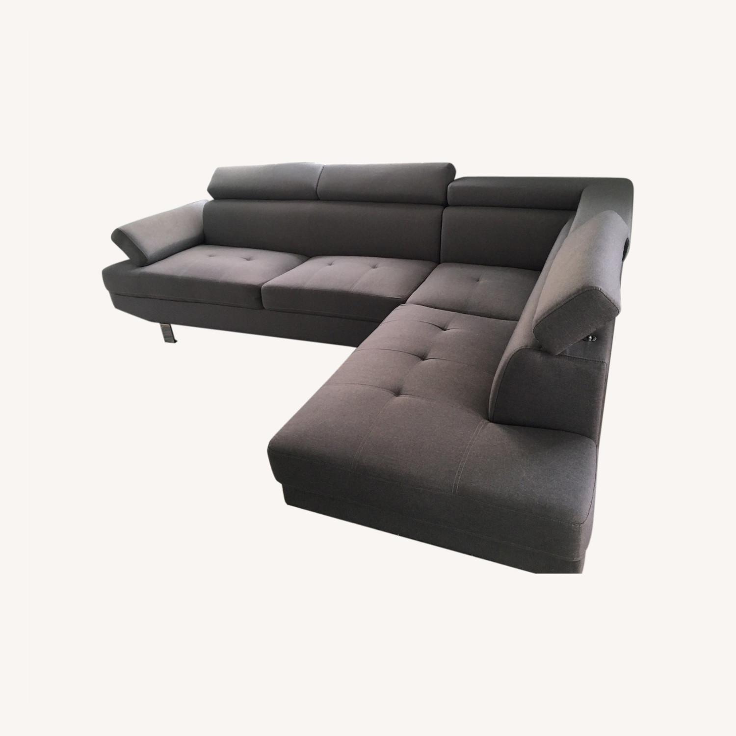 Orren Ellis Modern 2-piece Sectional - AptDeco