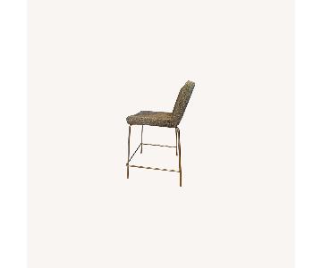 CB2 Tweed Charlie Bar Stools - AptDeco