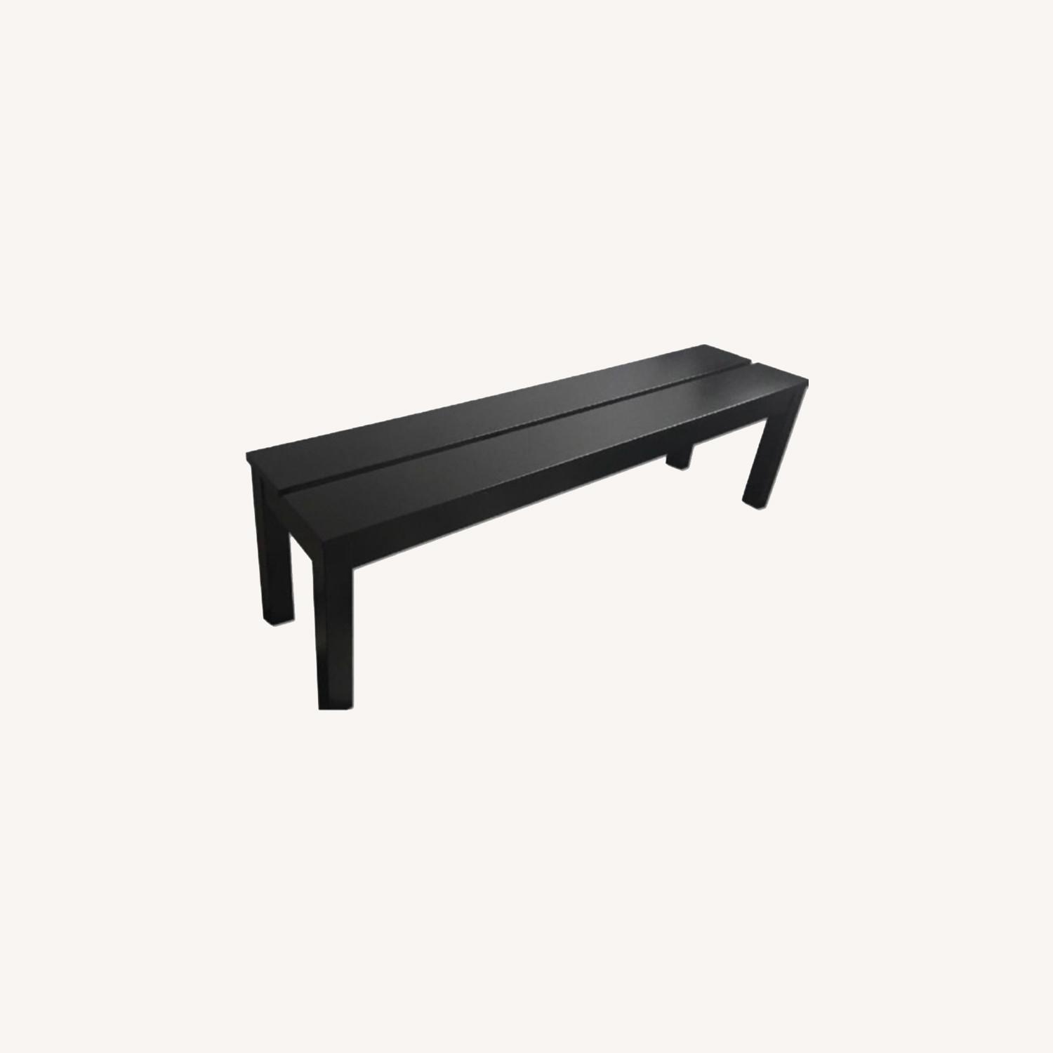 Ikea black bench seat store