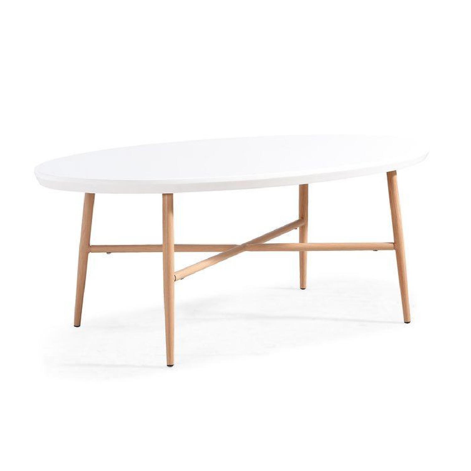 Wayfair Umstead Oval engineered Wood Coffee Table - AptDeco