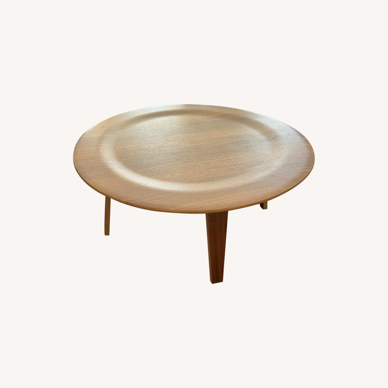 Eames Style Real Wood Coffee Table - AptDeco
