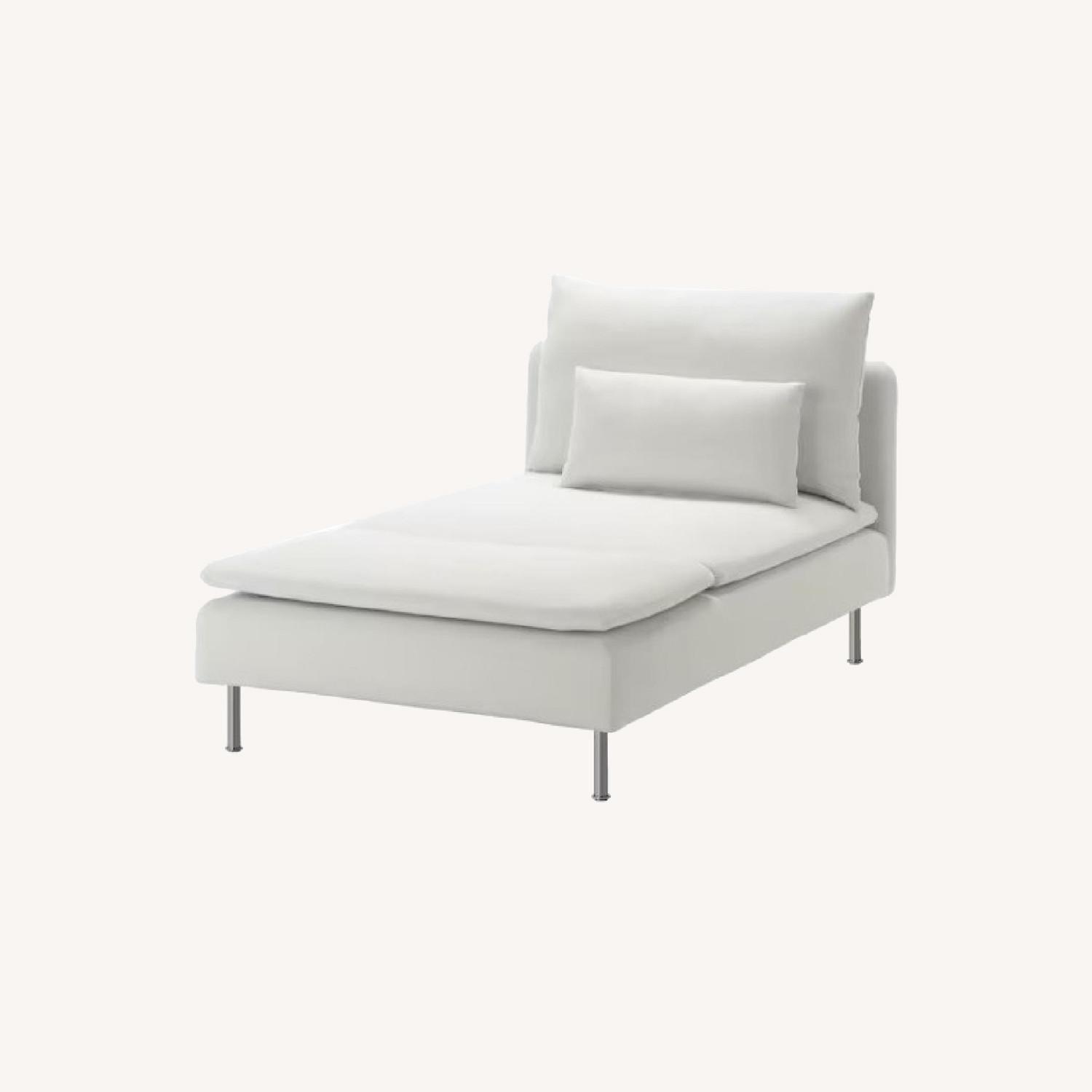 IKEA White Soderhamn Chaise - AptDeco
