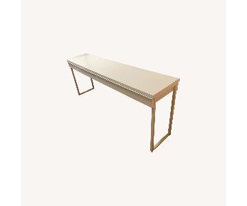 IKEA Console Table Entryway Desk with Two Drawers - AptDeco