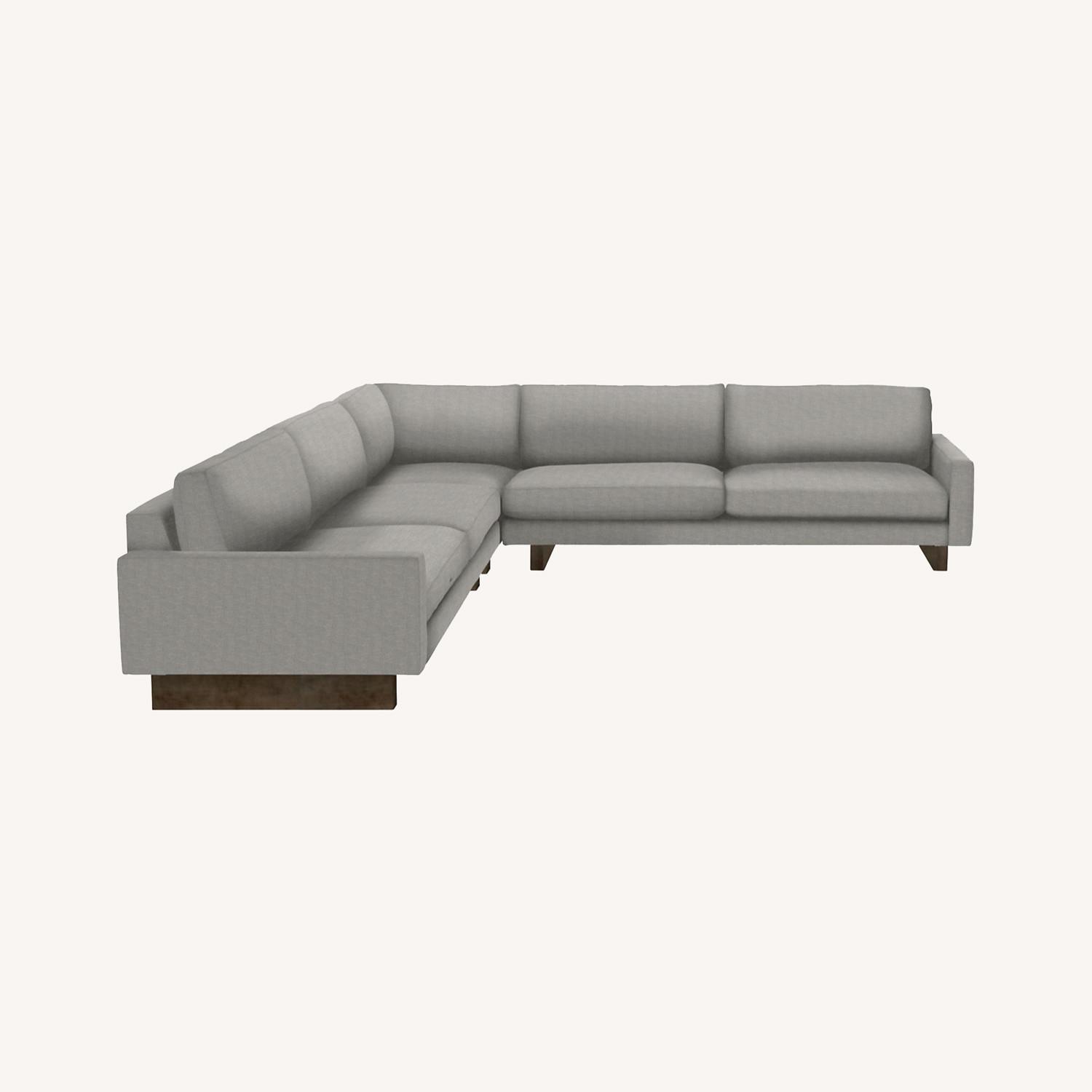 Room & Board Hess (Pierson) Sectional, Grey - AptDeco
