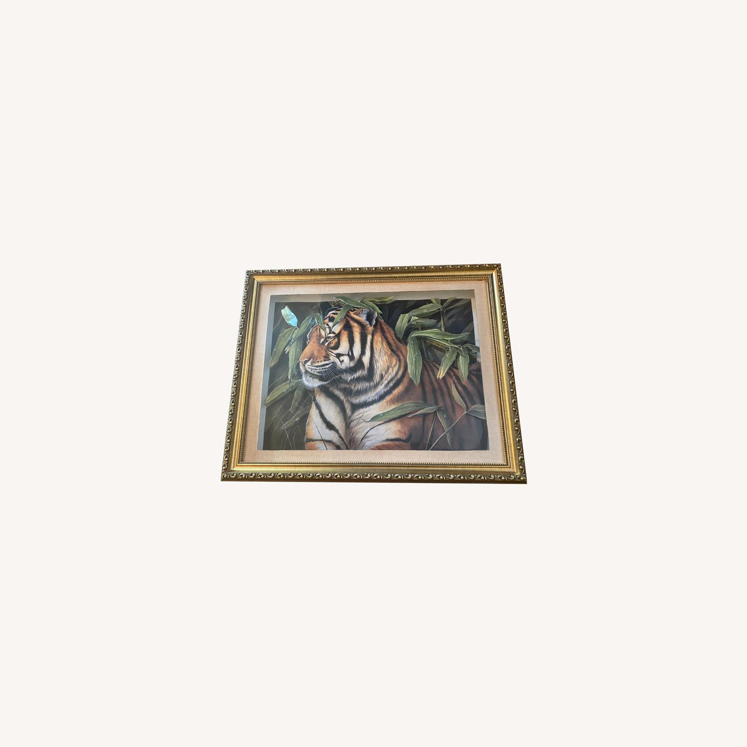 Tiger Shadowbox Wall Art - AptDeco