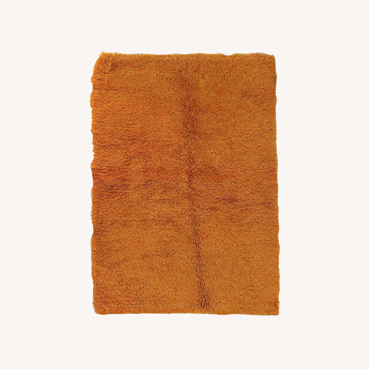 Handmade Vintage Swedish Shag Rug - AptDeco