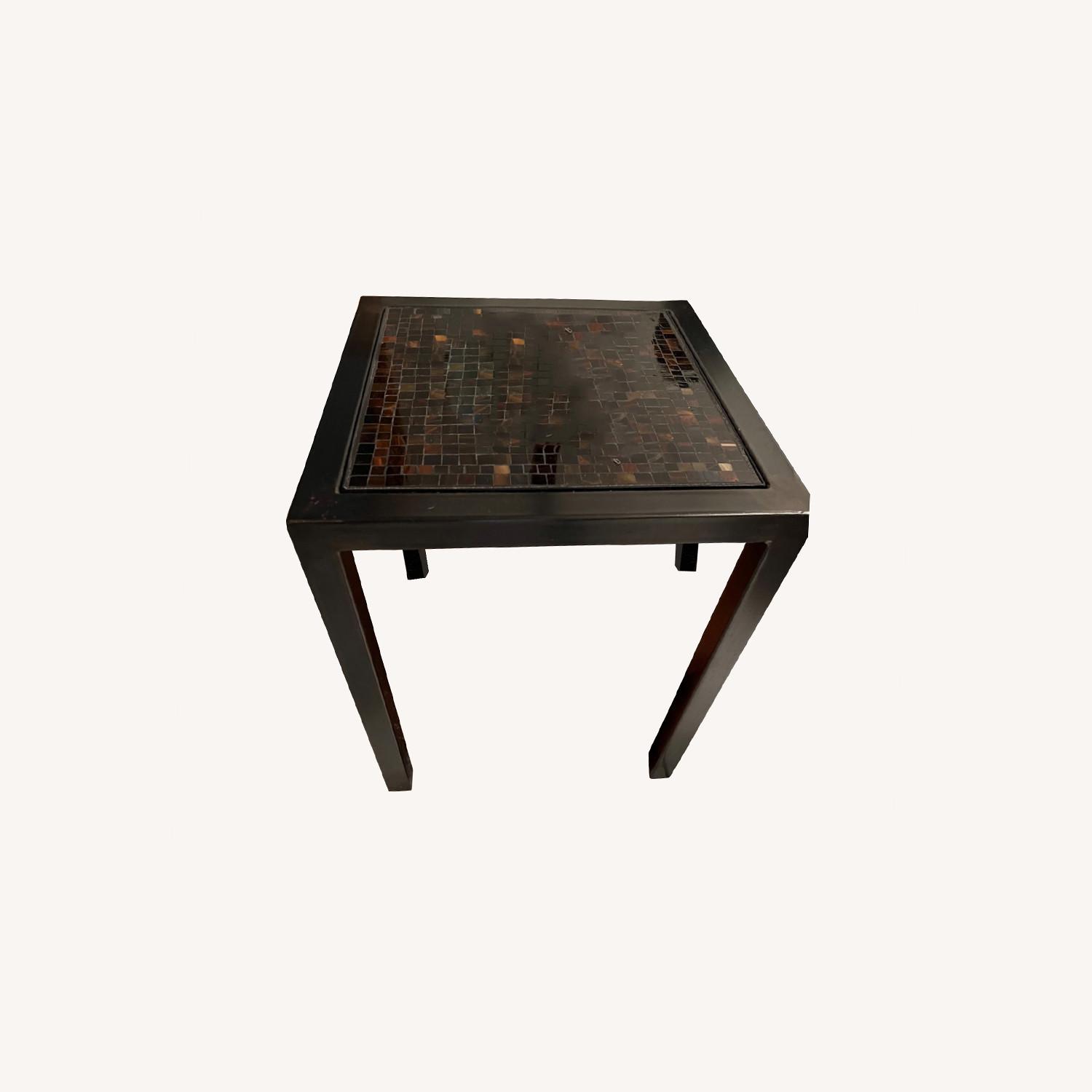 Crate and Barrel Mosaic Side Tables - AptDeco