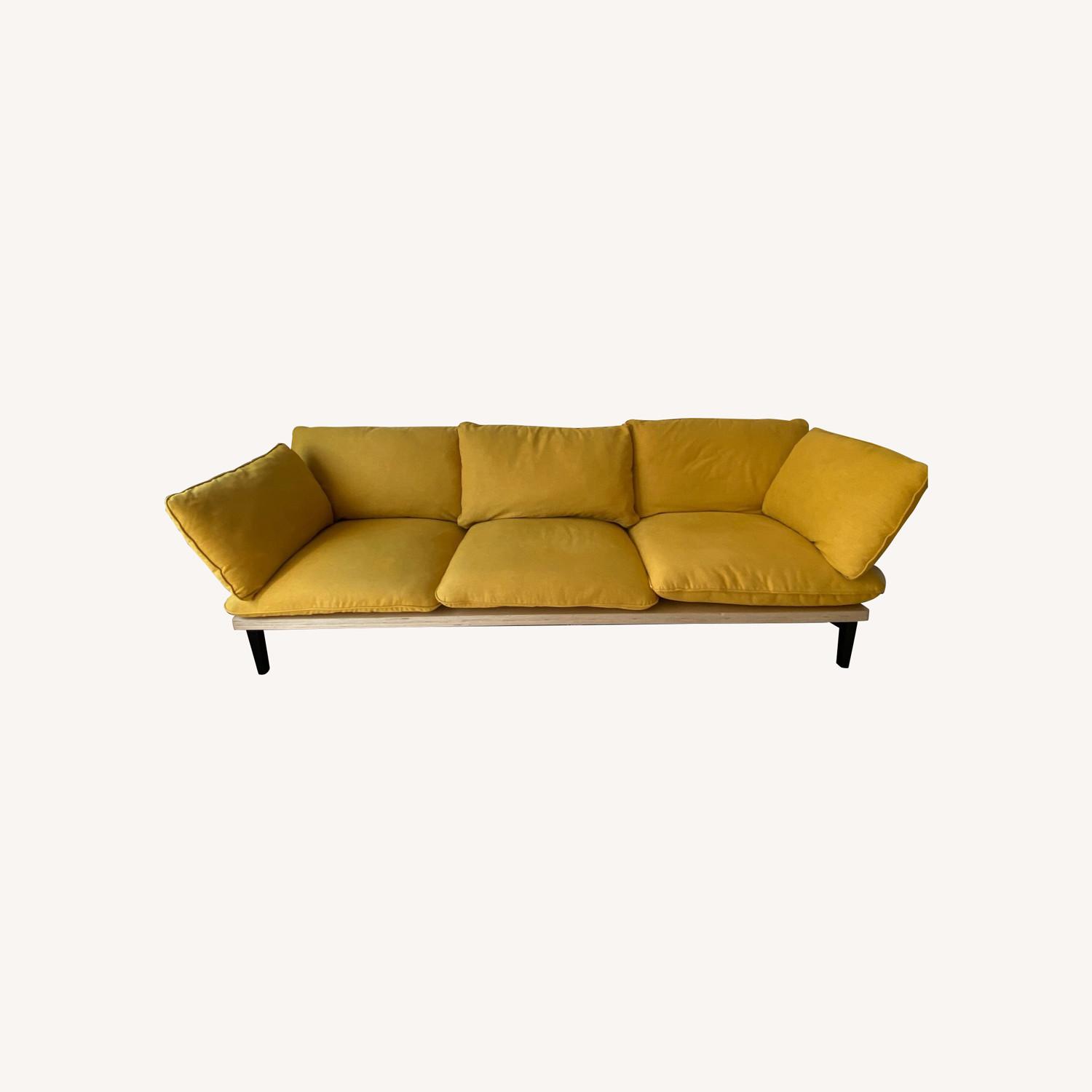 Floyd Saffron Three-Seater Sofa - AptDeco