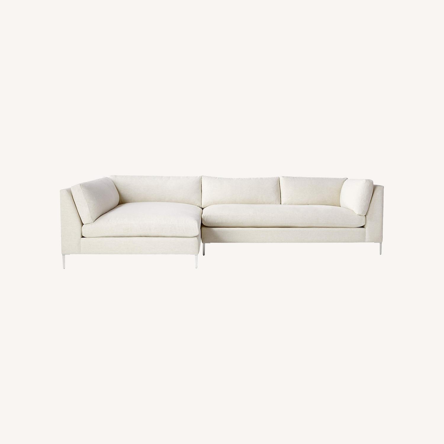 CB2 Decker 2-Piece Sectional Sofa - AptDeco