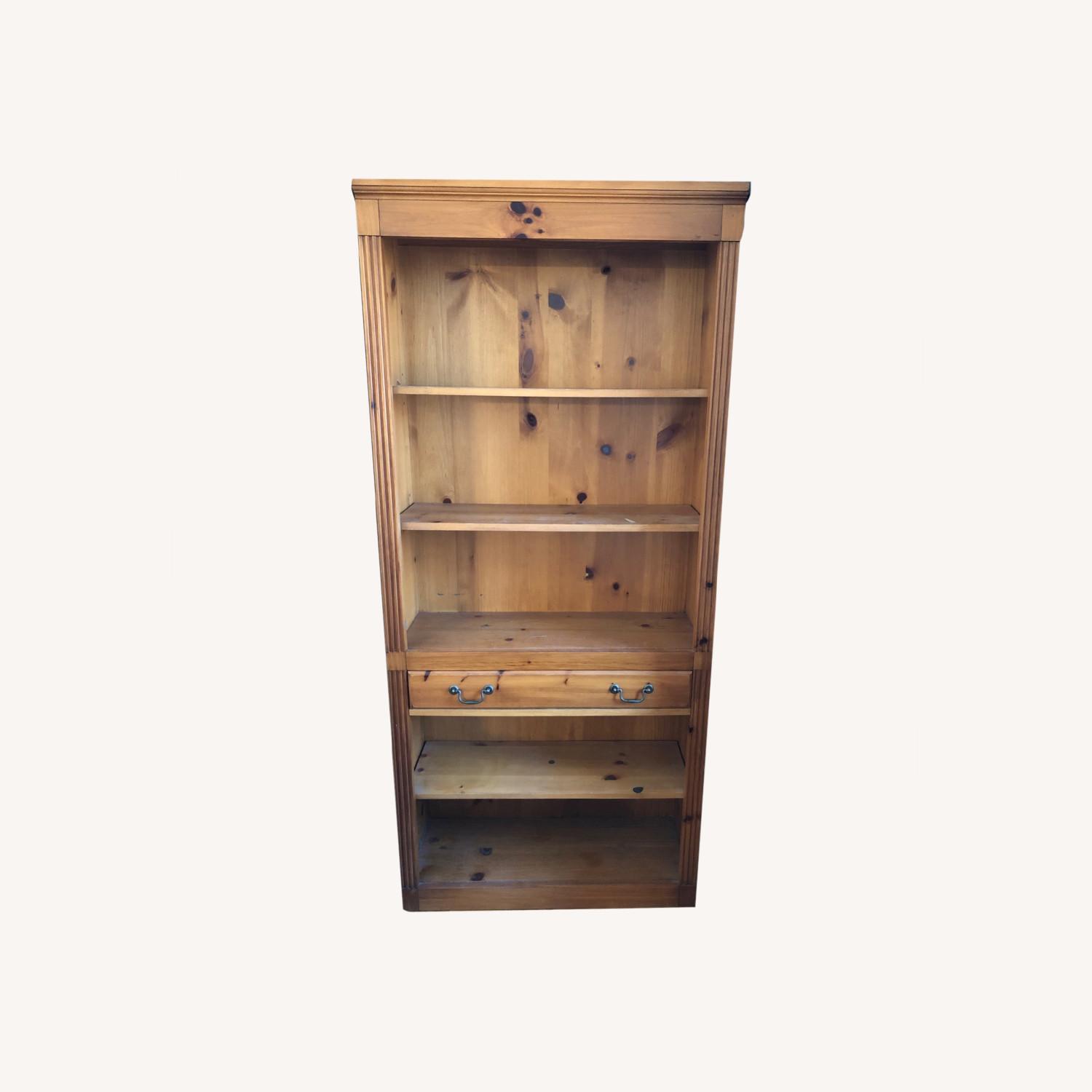 Vintage Hardwood Bookcases - AptDeco