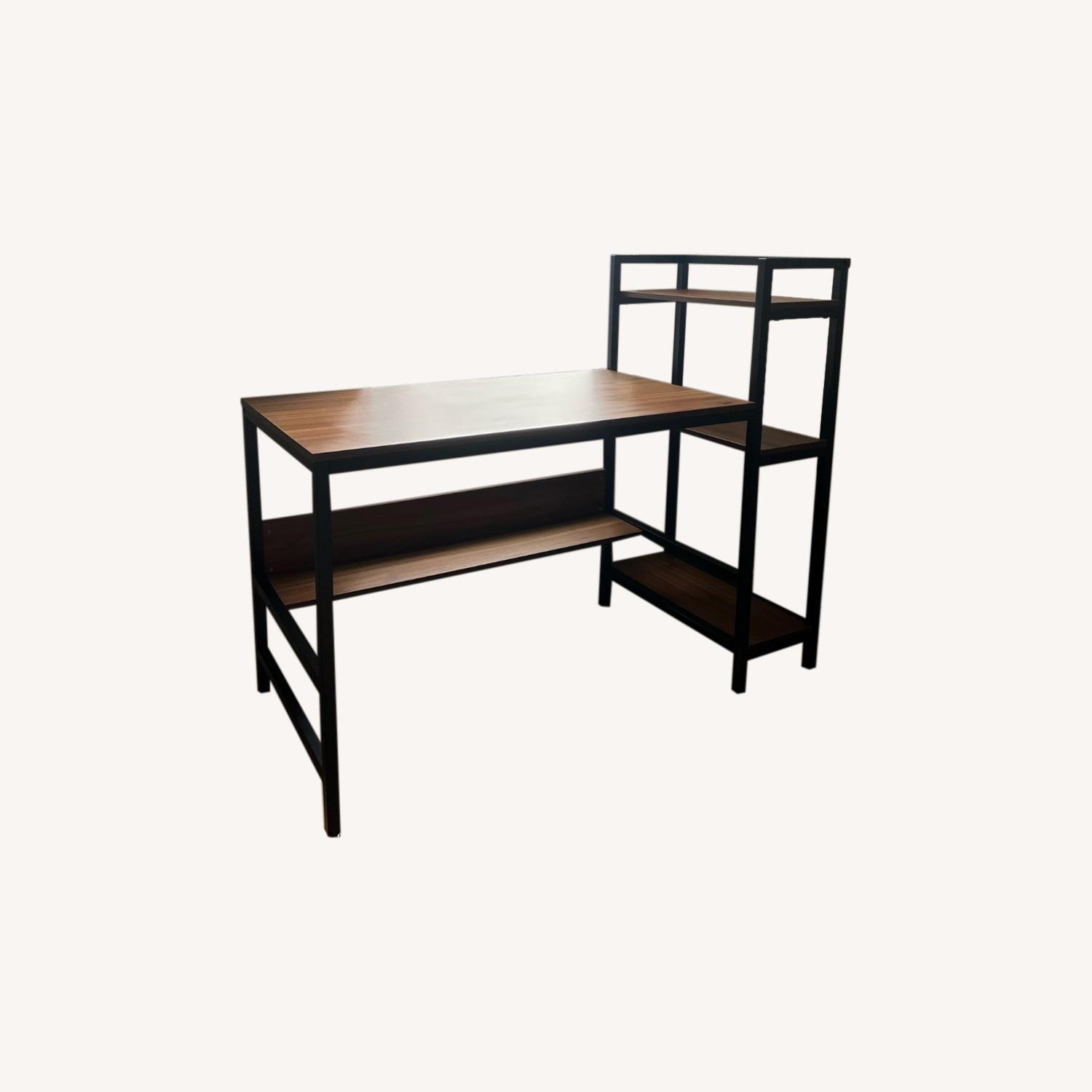 Small Space two-in-one Desk and Shelf - AptDeco