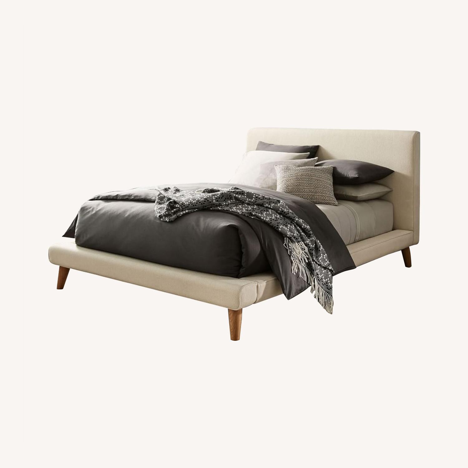 West Elm Mod Upholstered Platform Bed AptDeco