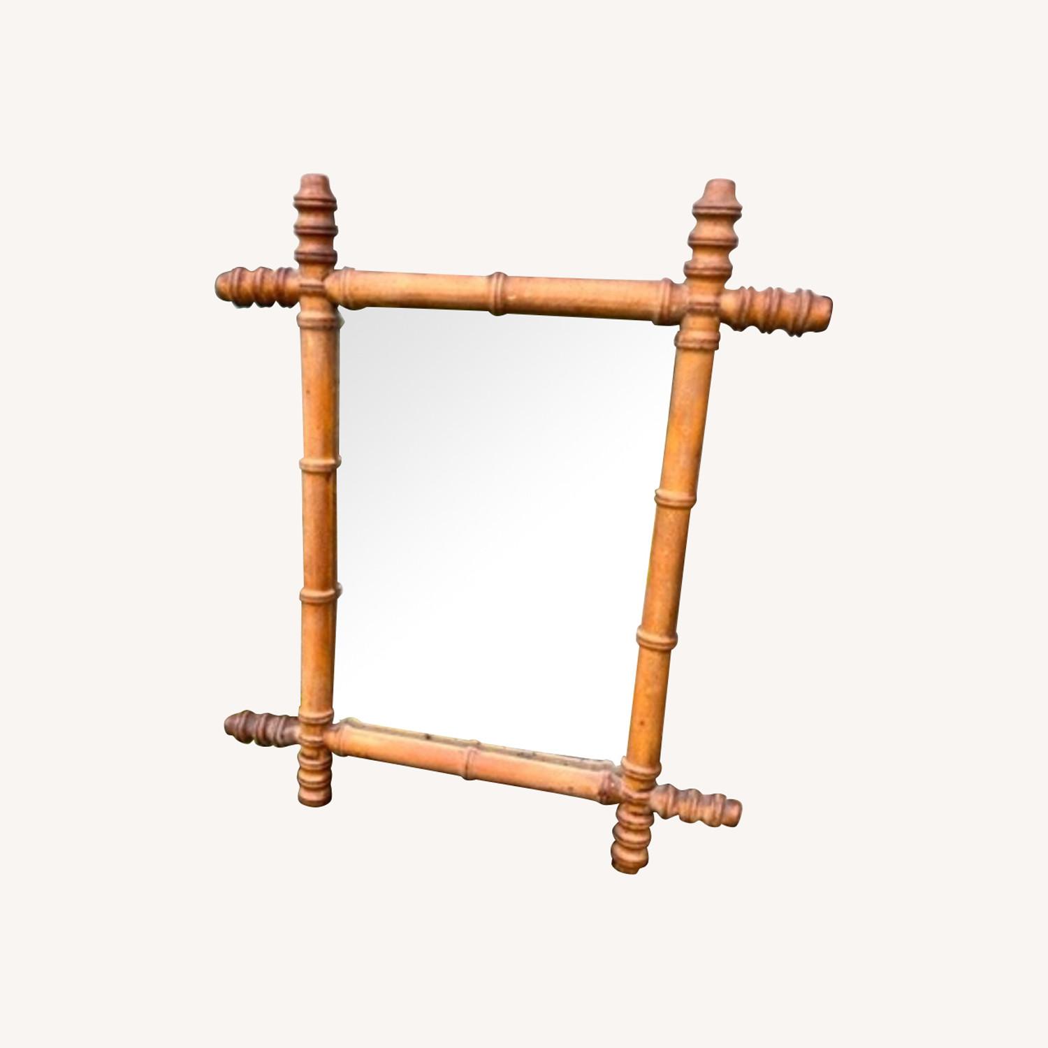 Vintage Bamboo Mirror - AptDeco
