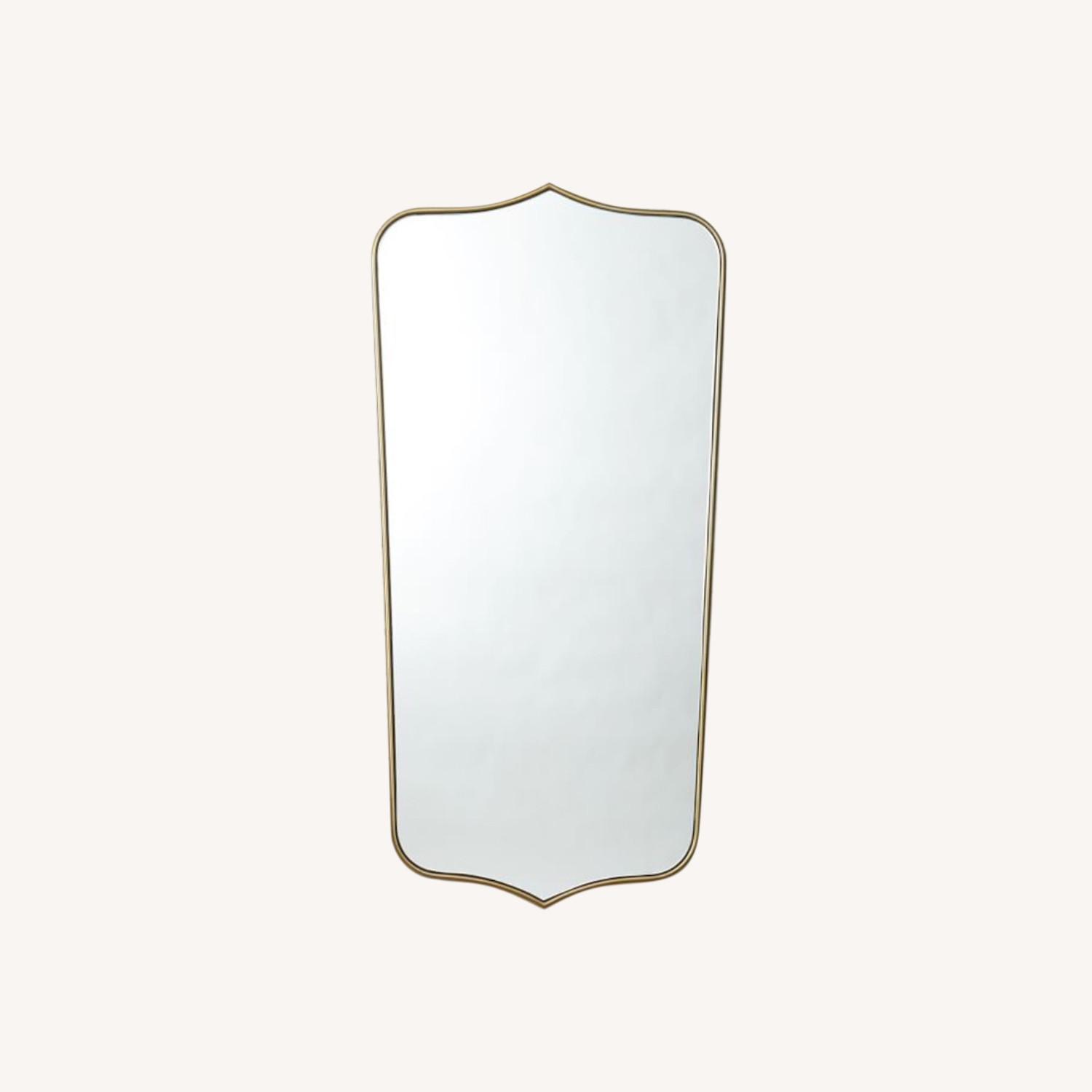 West Elm Full Length Florence Shield Mirror - AptDeco