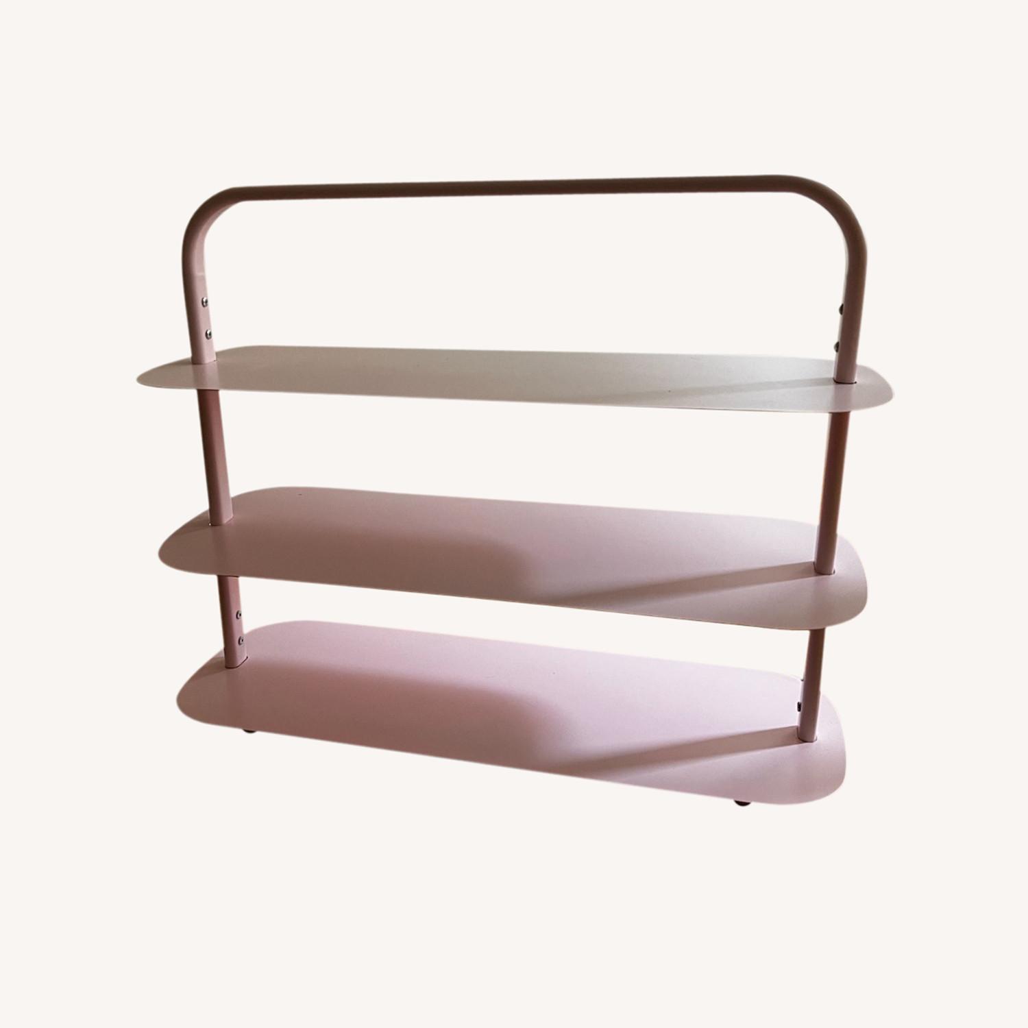 Open Spaces Entryway Shoe Rack - Pink - AptDeco