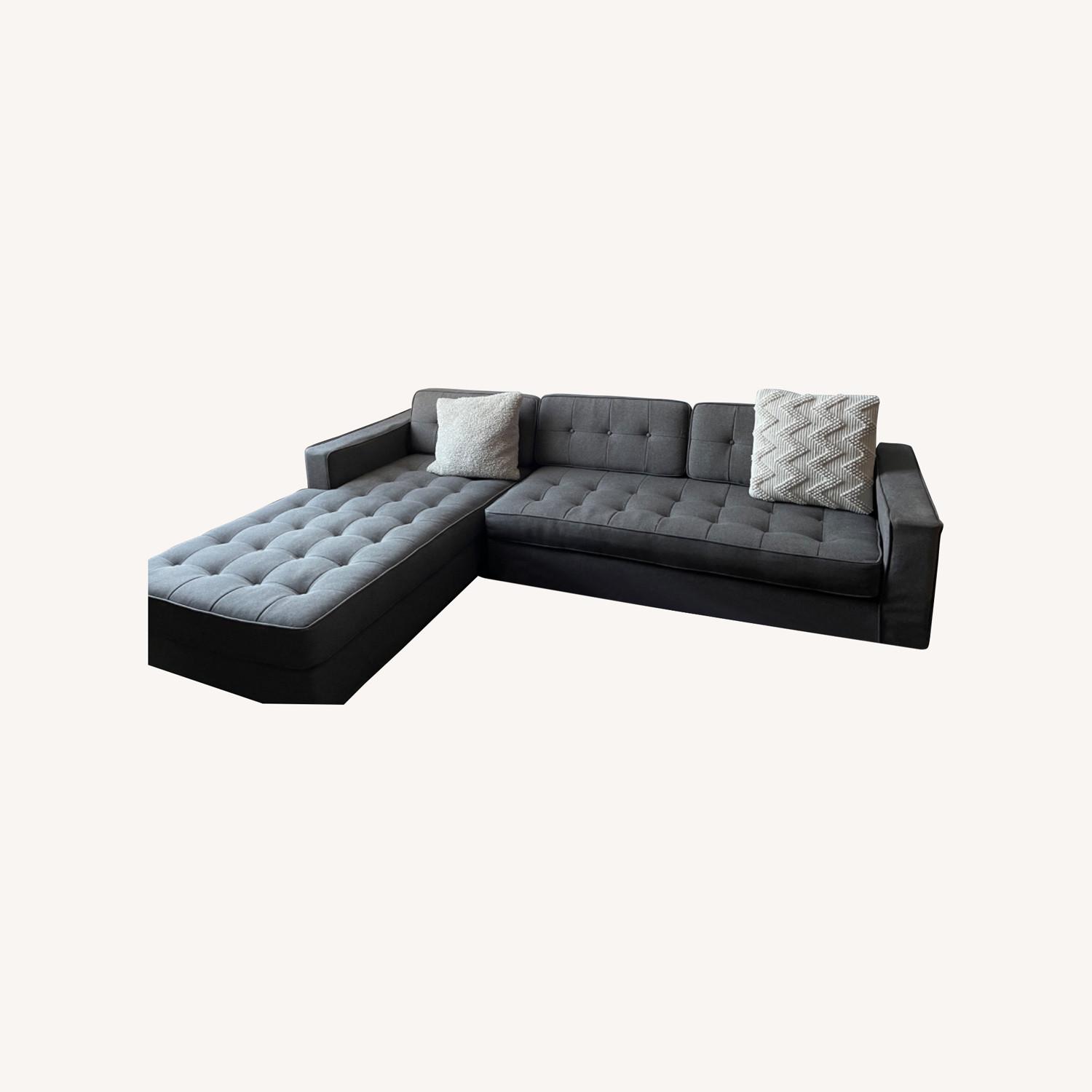 L-Shaped Gus Modern Sofa - AptDeco