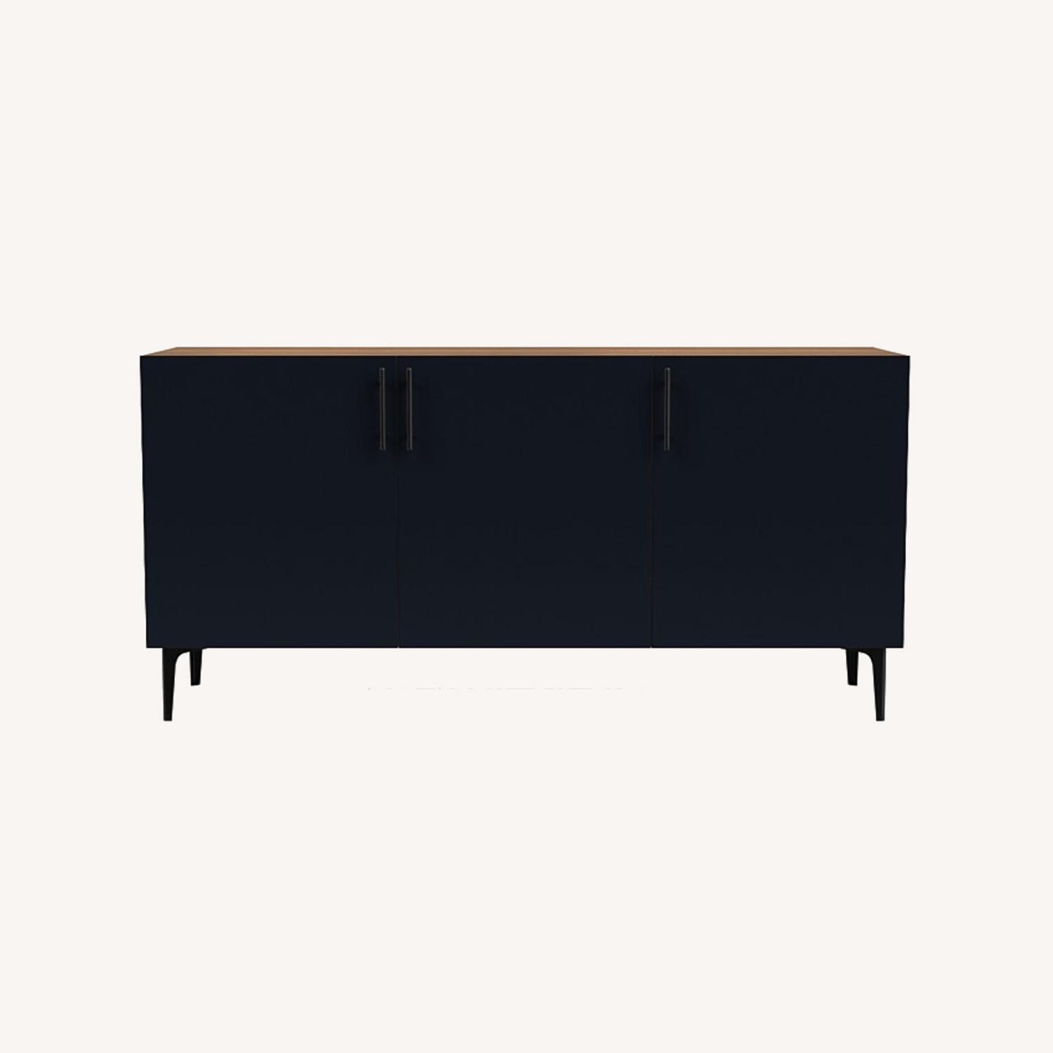 Inside Weather Espresso Voss Sideboard in Black - AptDeco