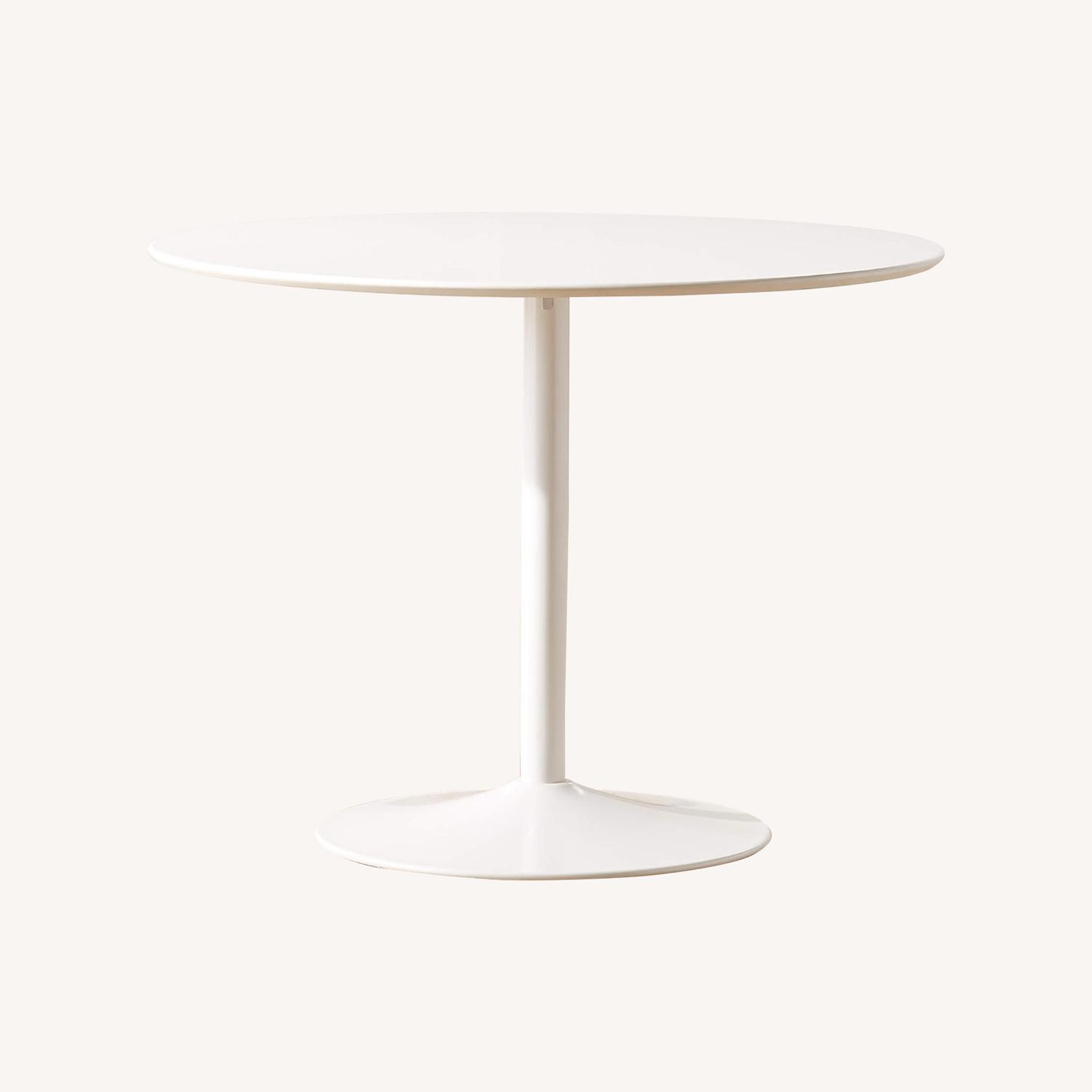 CB2 Odyssey White Dining Table - AptDeco