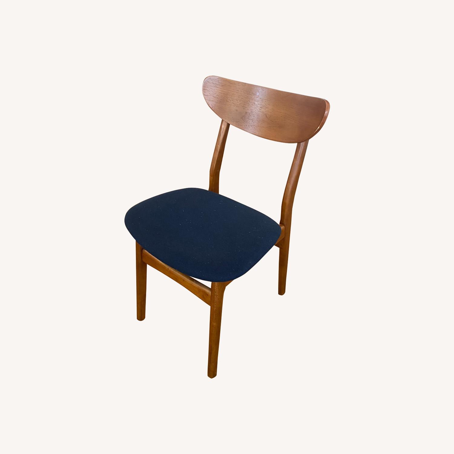 West Elm Caf Upholstered Dining Chair - AptDeco