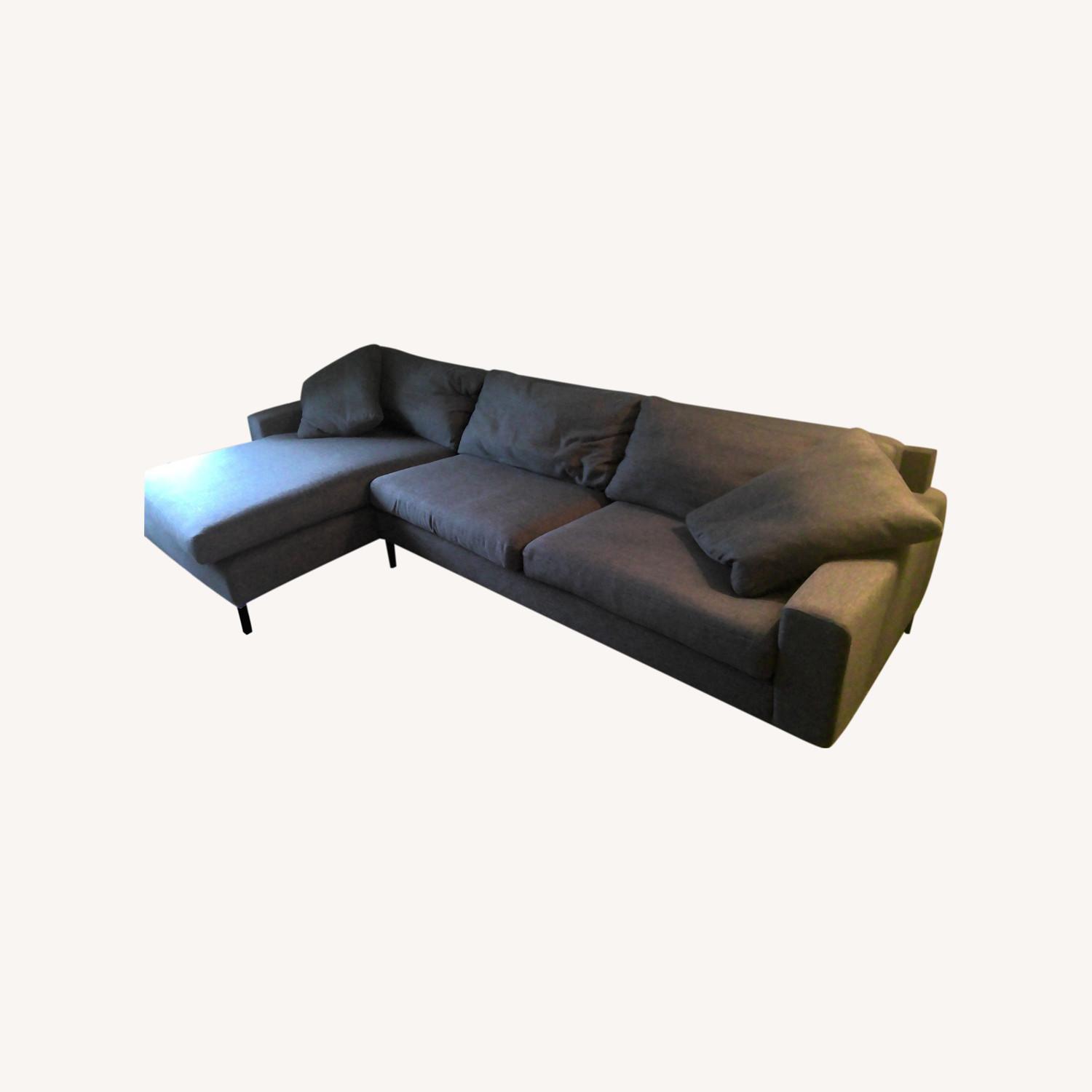 Article Grey Sectional with Chaise Lounge - AptDeco