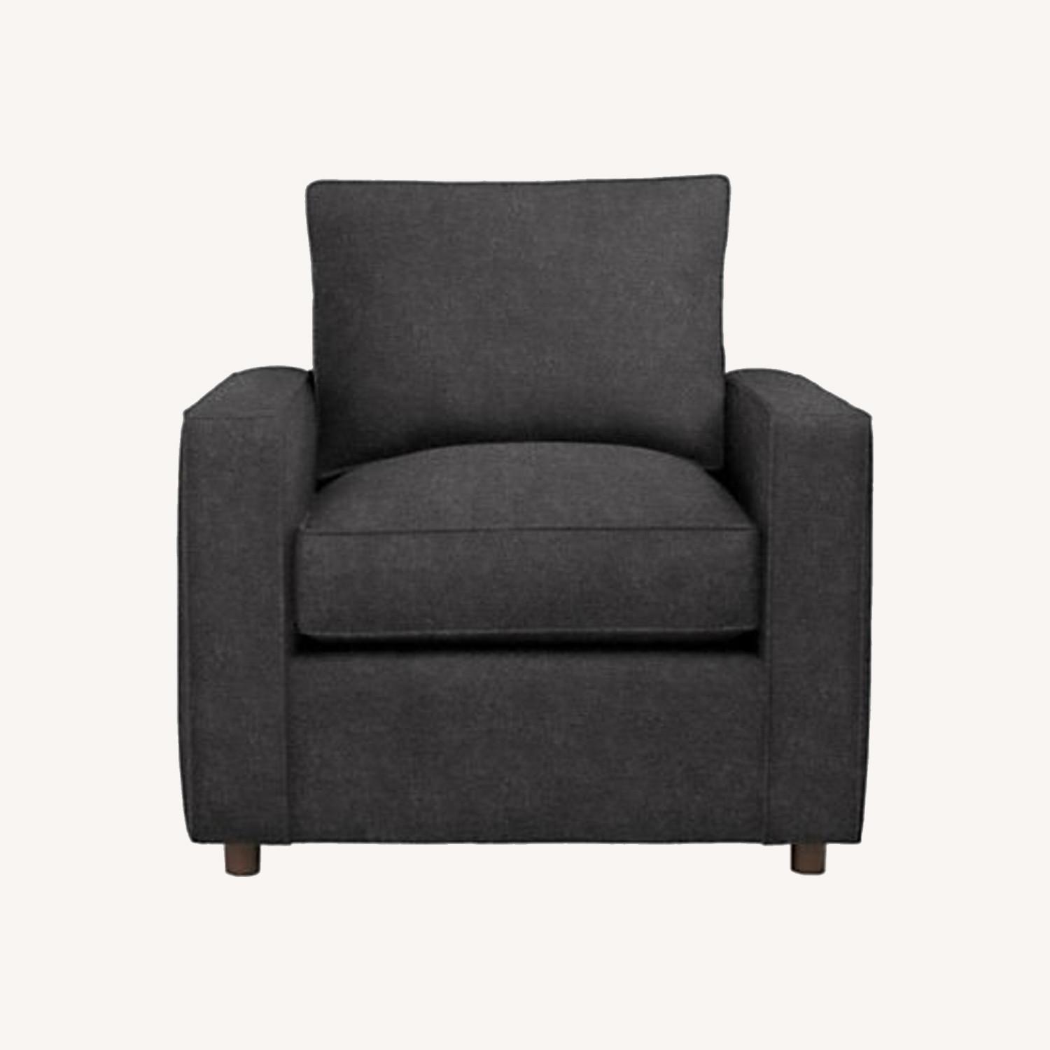 Room & Board York Dark Grey Chair - AptDeco