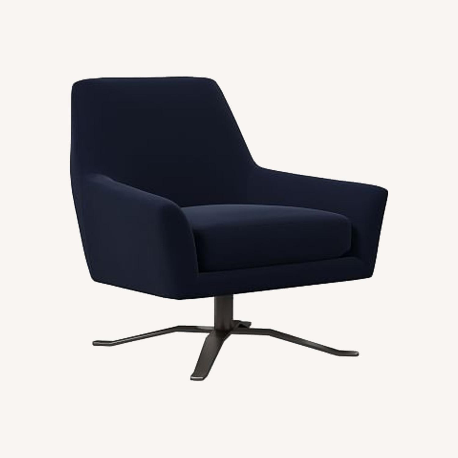 West Elm Lucas Swivel Base Chair - AptDeco