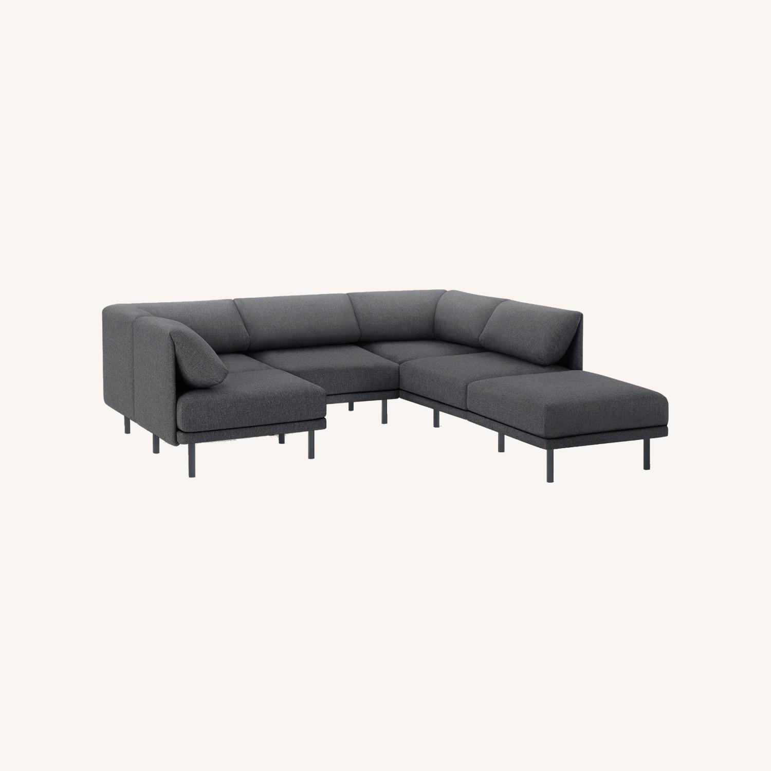 Burrow The Range 6-Piece Open U Sectional Lounger - AptDeco