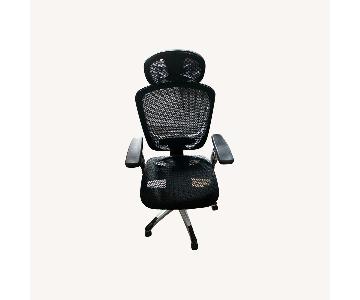 Staples Office Chair - Black Mesh - AptDeco