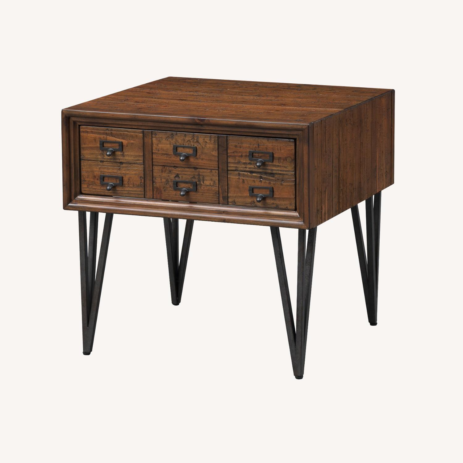 Modsy Oxford One Drawer End Table Brown - AptDeco