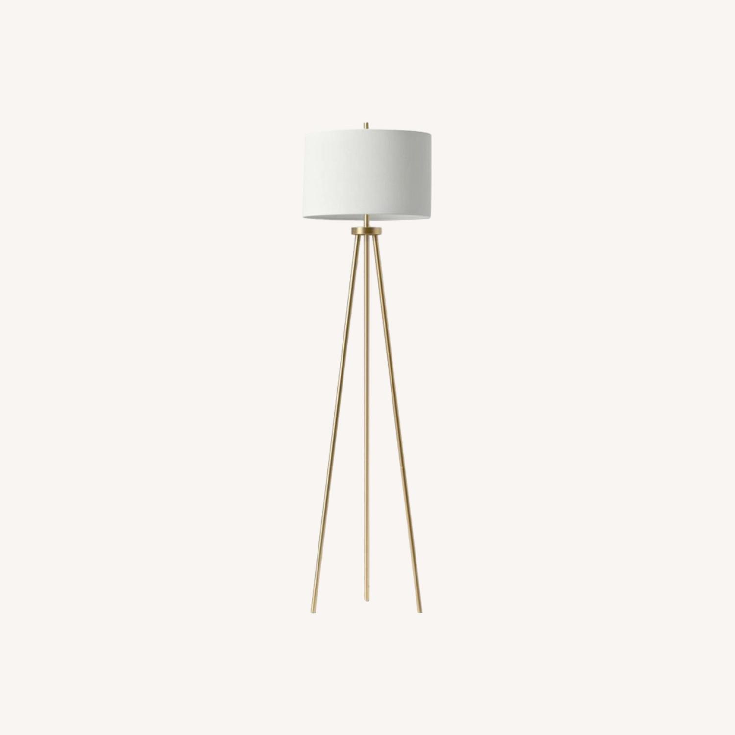 Target Gold Tripod Floor Lamp - AptDeco