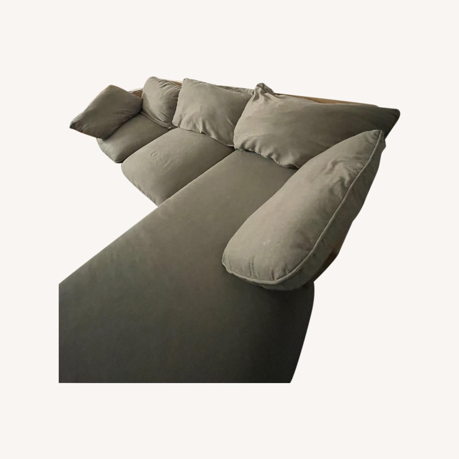 Floyd Sofa With Chaise + Birch Base - AptDeco