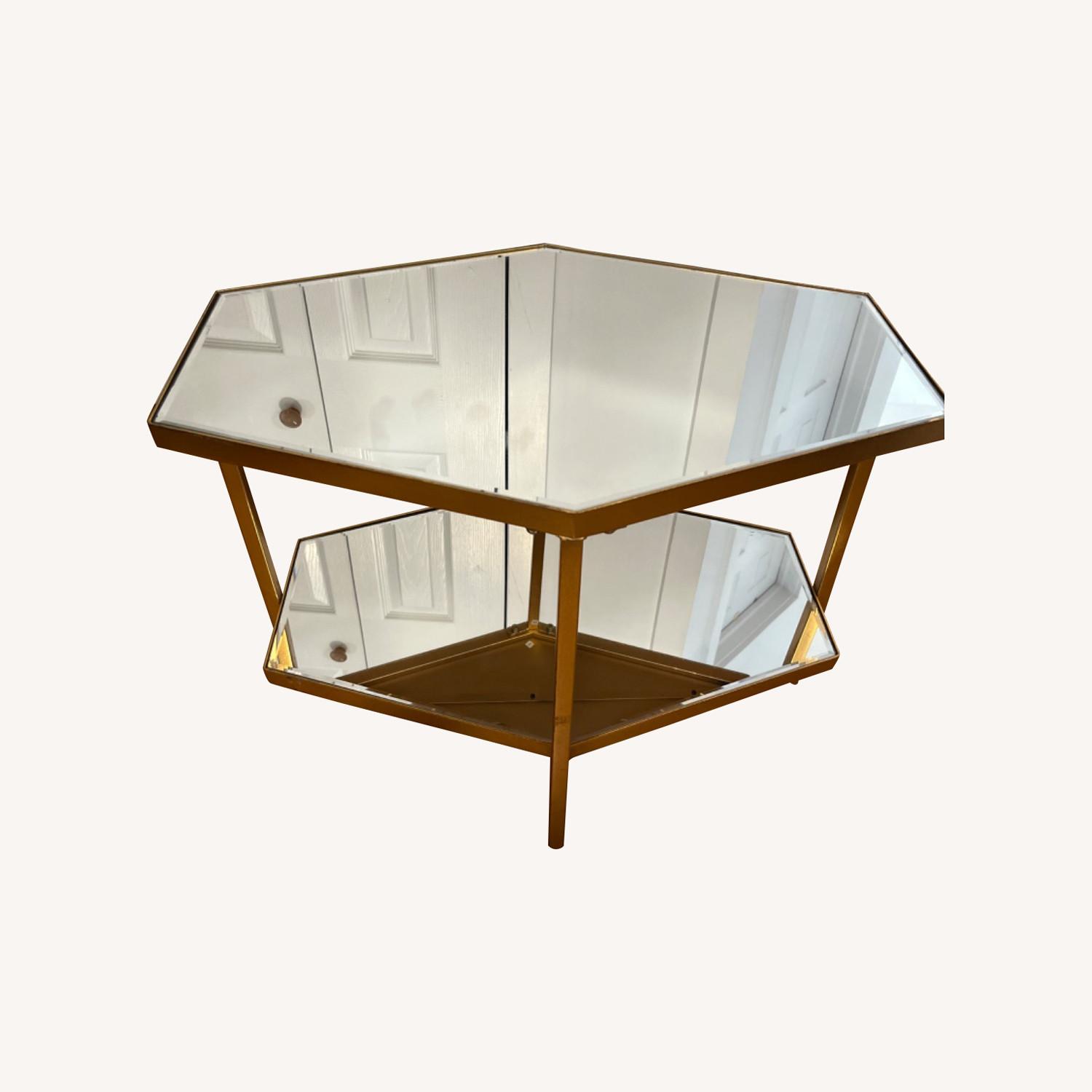 Diamond Lighting Side Table - AptDeco