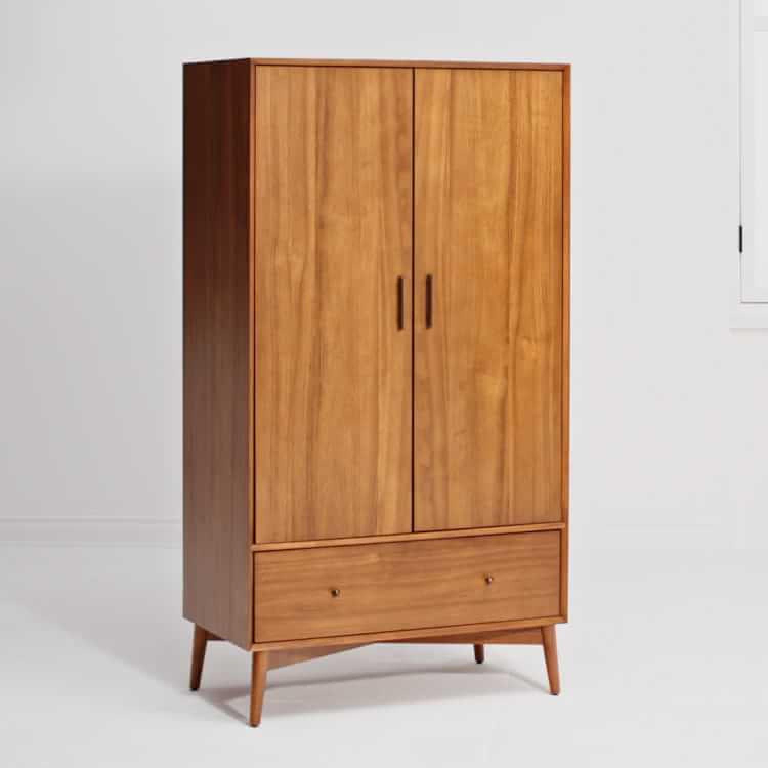 West Elm Mid-Century Acorn Armoire - AptDeco