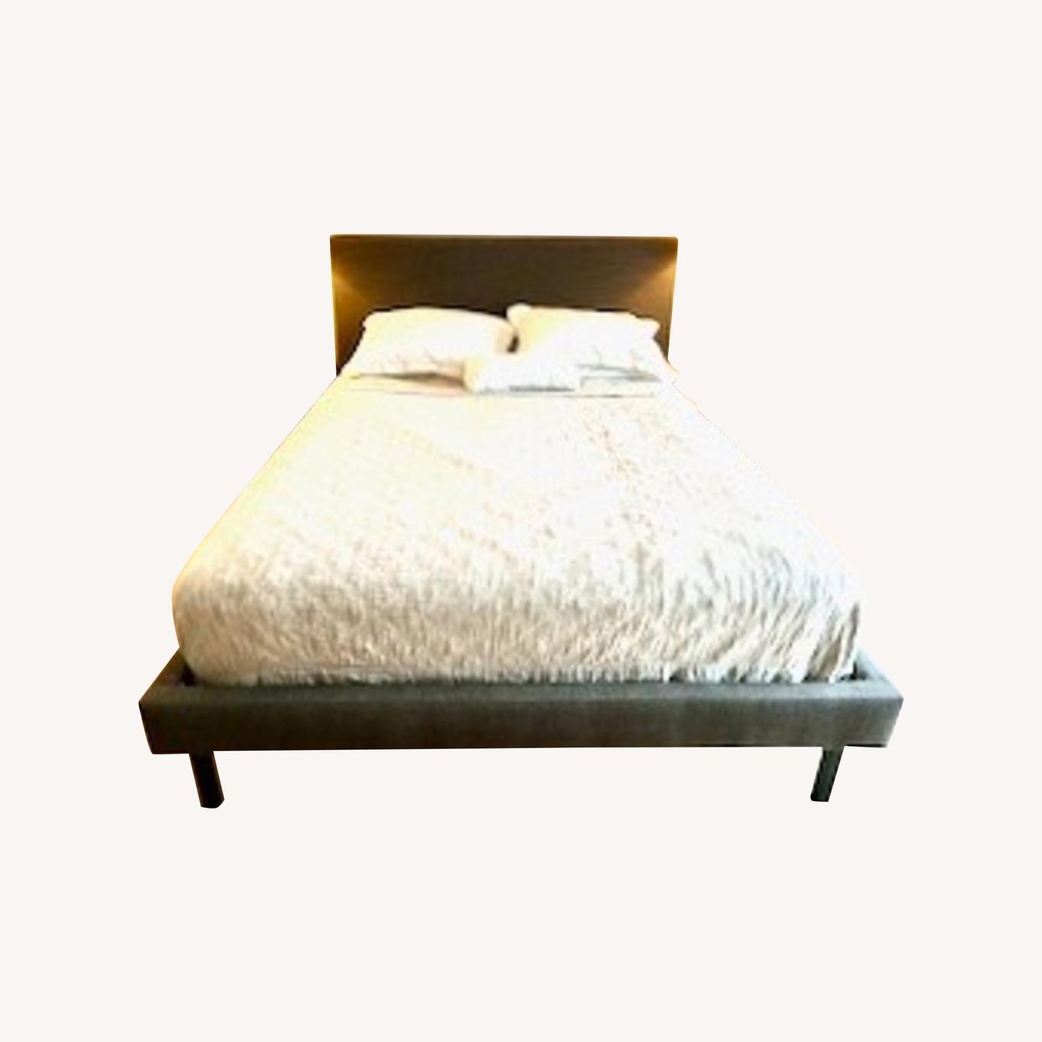 Room & Board Modern Upholstered Bed Made in US - AptDeco