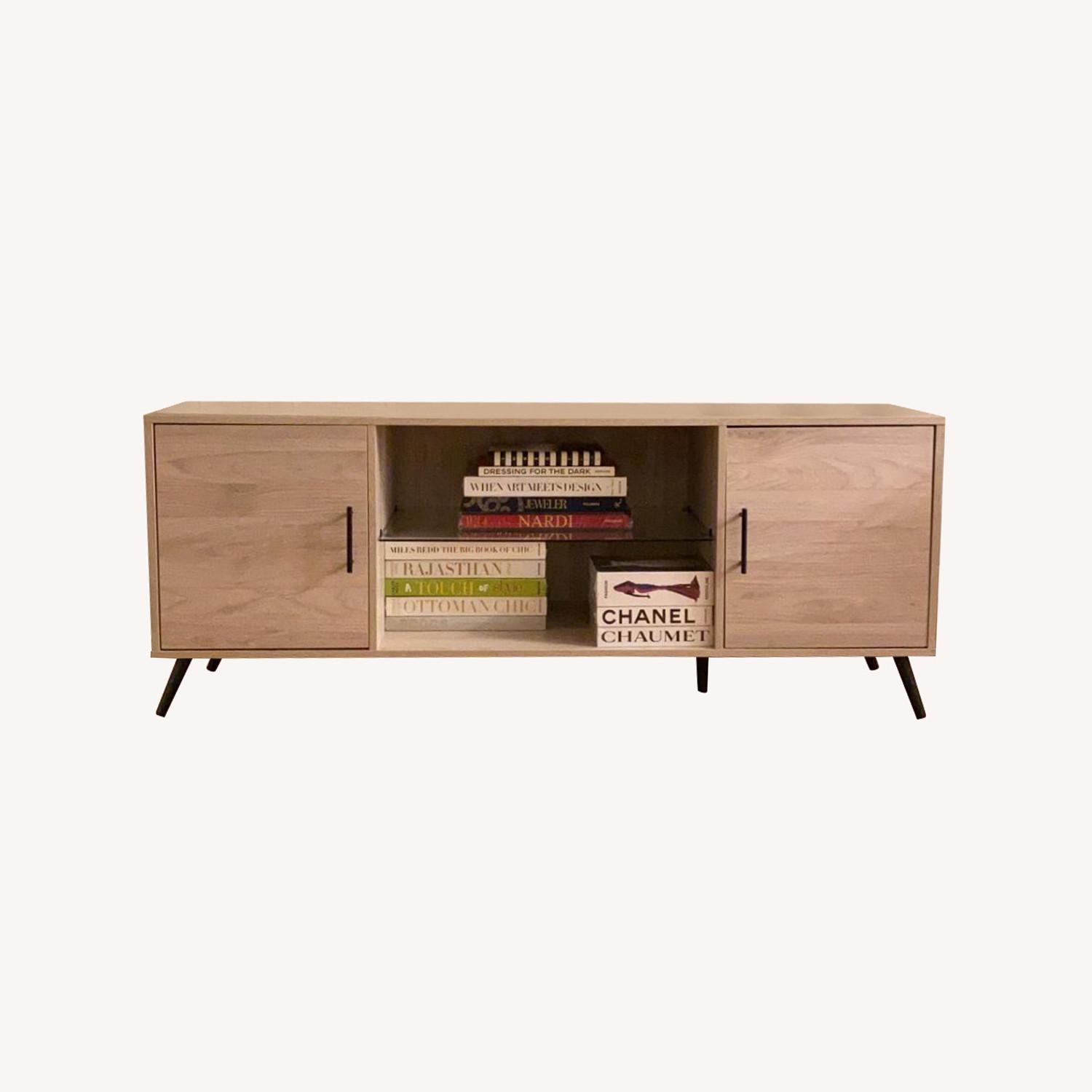 Wayfair Elegant Beige TV console - AptDeco