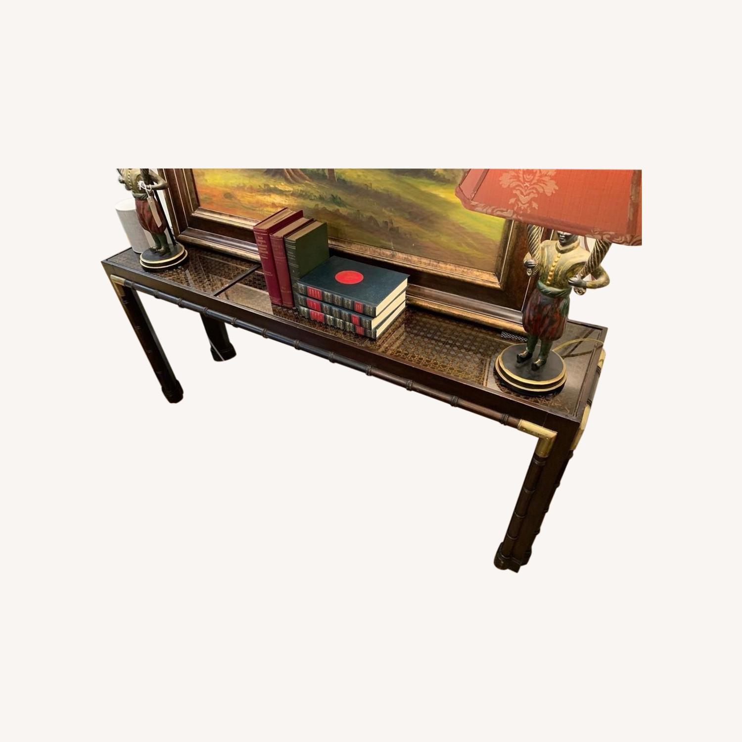 Bamboo Console Table - AptDeco