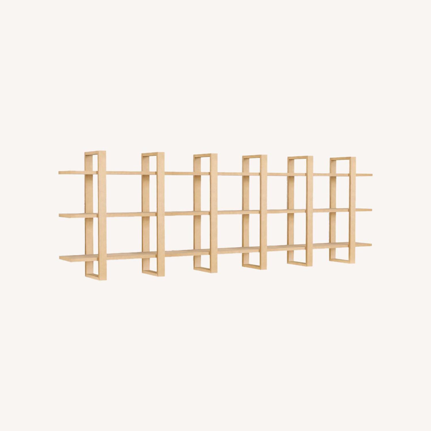 Burrow The Index Wall Shelf, Set of 3 in Oak - AptDeco