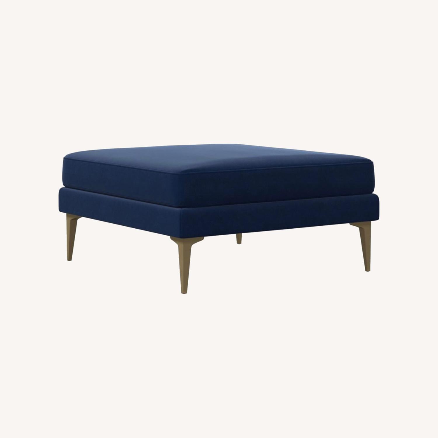 West Elm Andes Ottoman - AptDeco