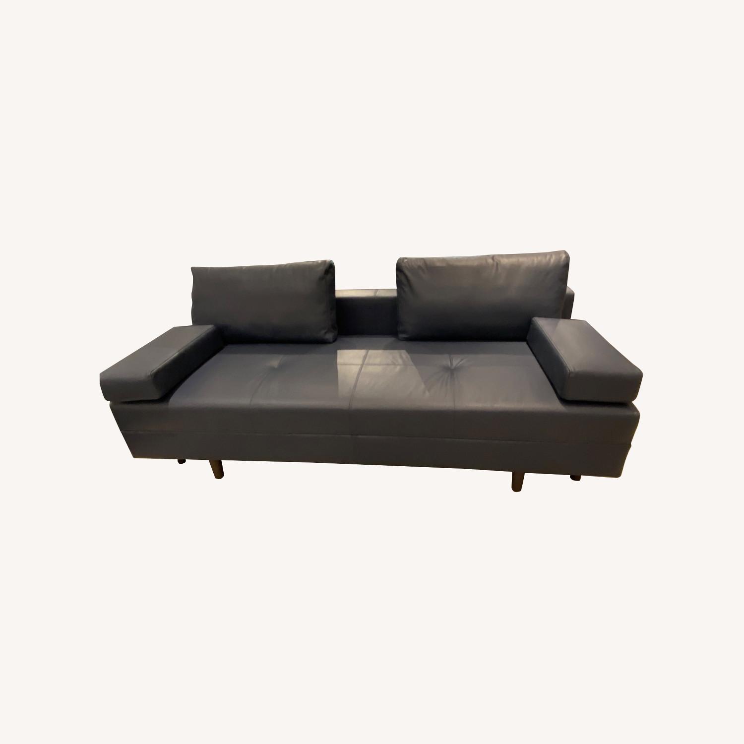 Lazzoni Kema Three Seater Leather Sofabed - AptDeco
