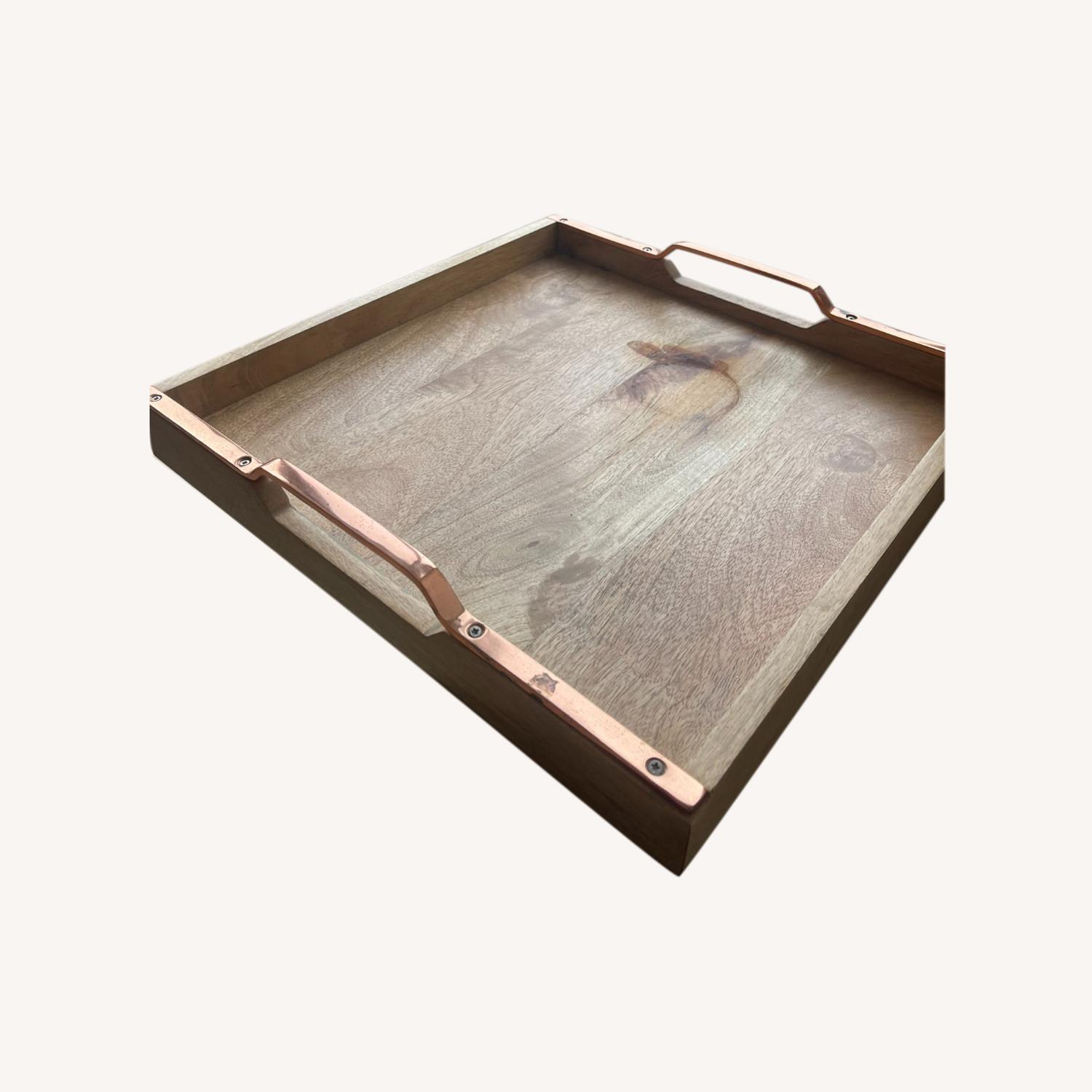 West Elm Wooden Tray - AptDeco